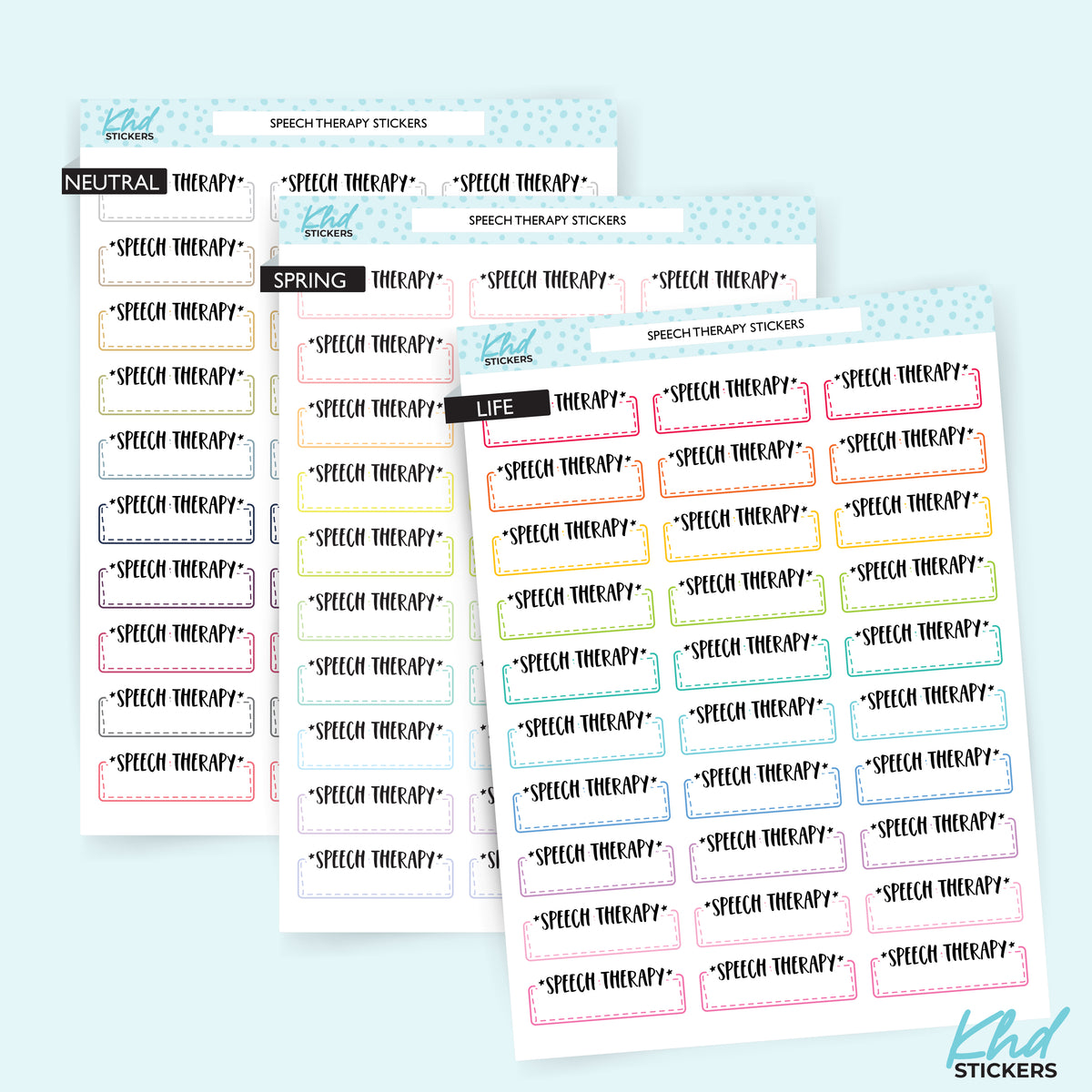 Speech Therapy Stickers – KHDStickers