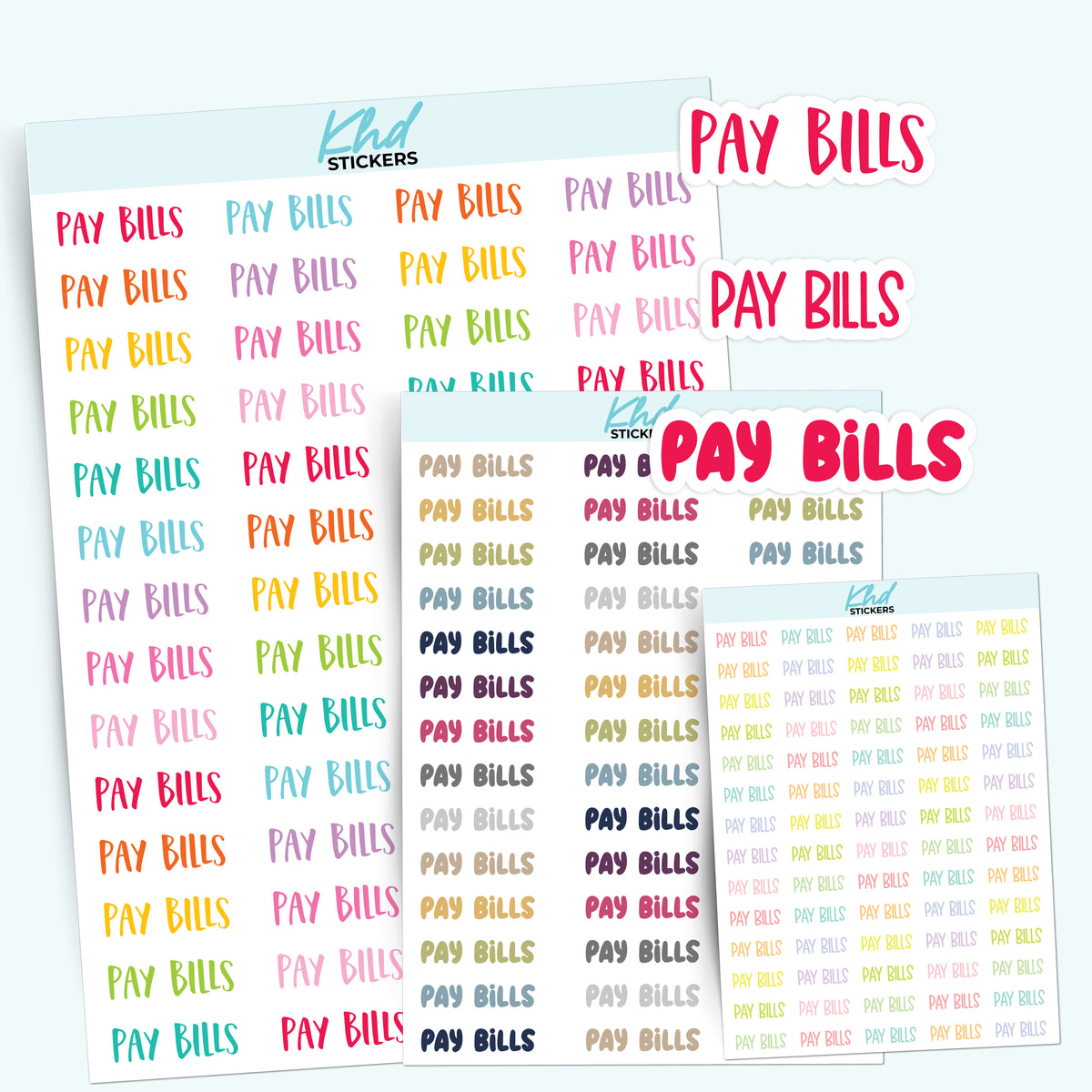 Pay Bills Planner Stickers – KHDStickers
