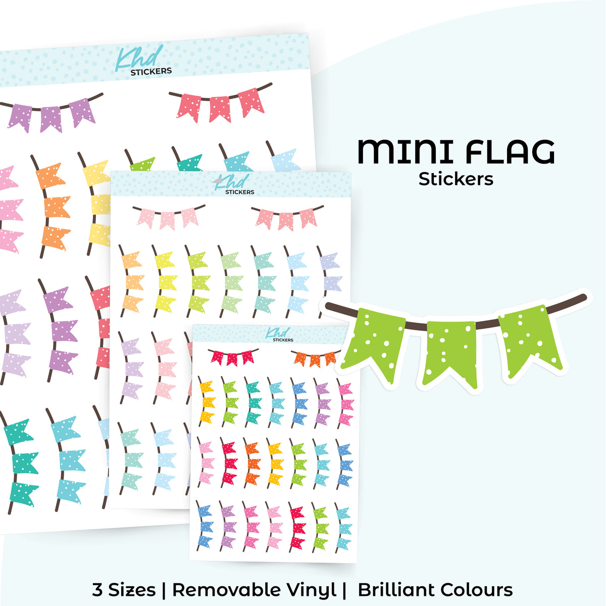 Mini Flag Stickers – KHDStickers