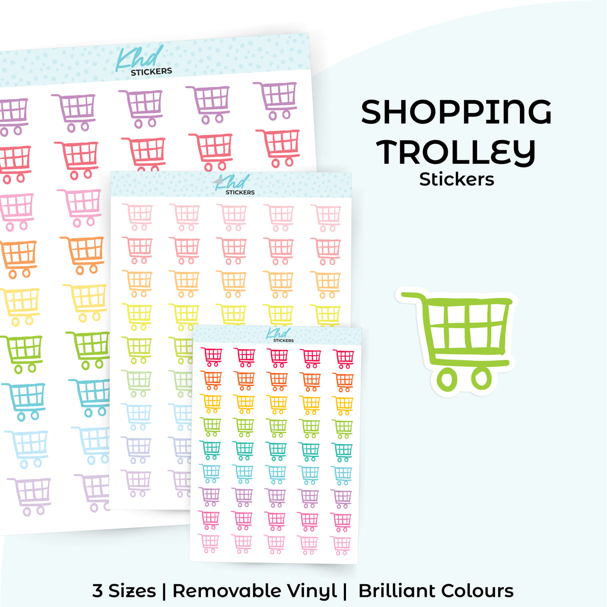 Shopping Trolley Stickers – KHDStickers