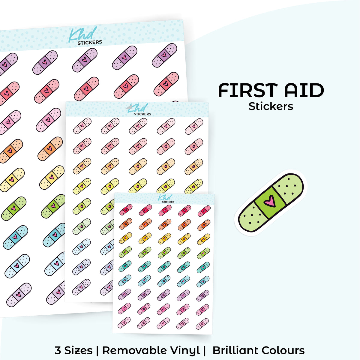 First Aid Elastic Plaster Ouch Stickers – KHDStickers
