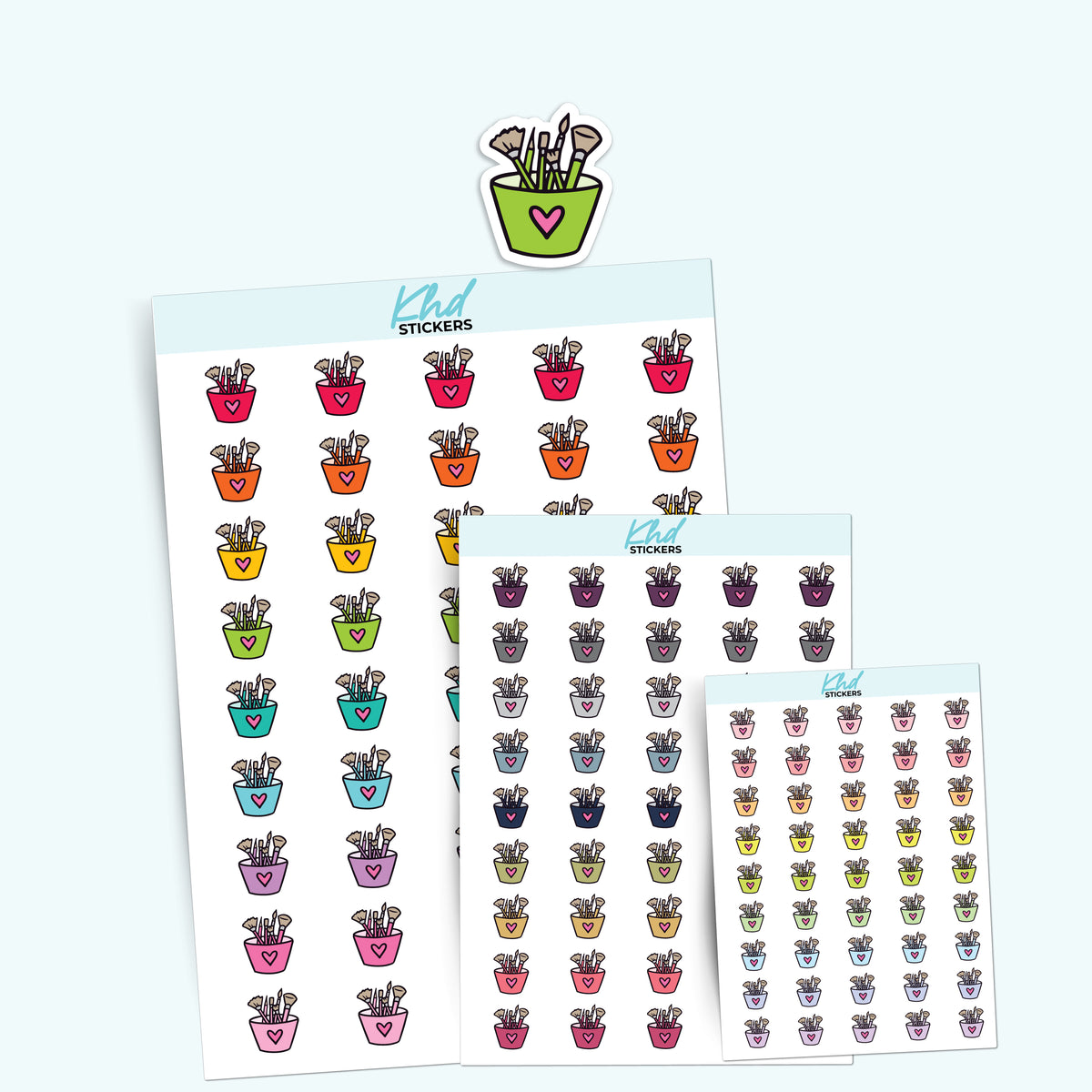 Art Brushes Icon Stickers – KHDStickers