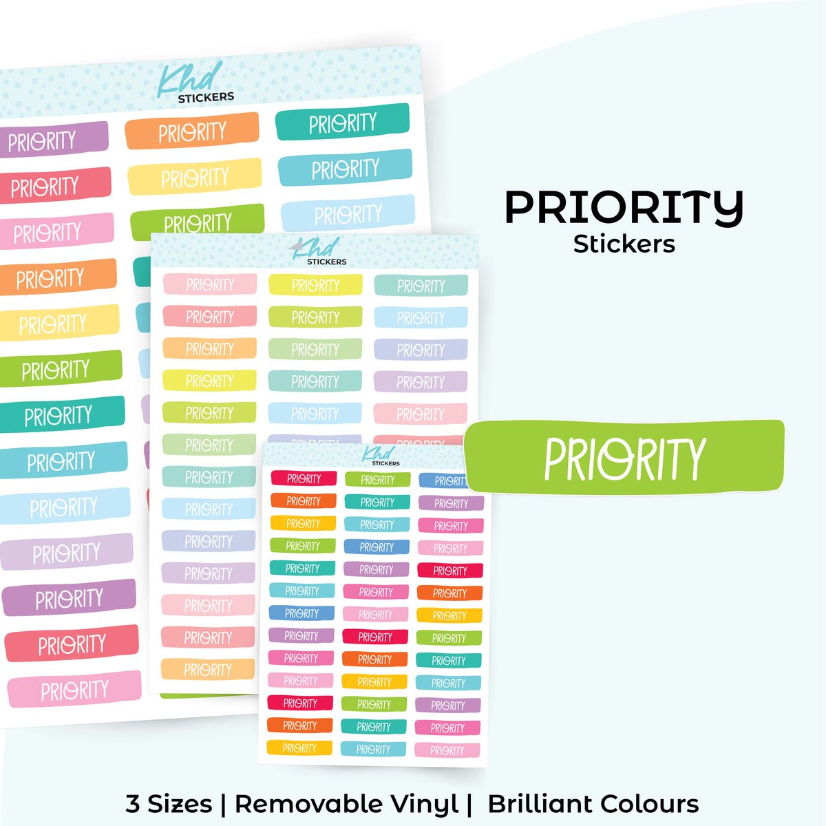 Priority Banner Stickers – KHDStickers