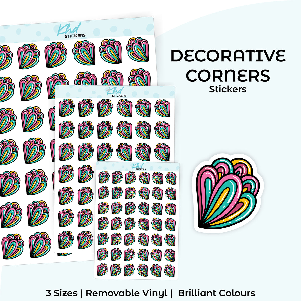 Decorative Corner Stickers – KHDStickers