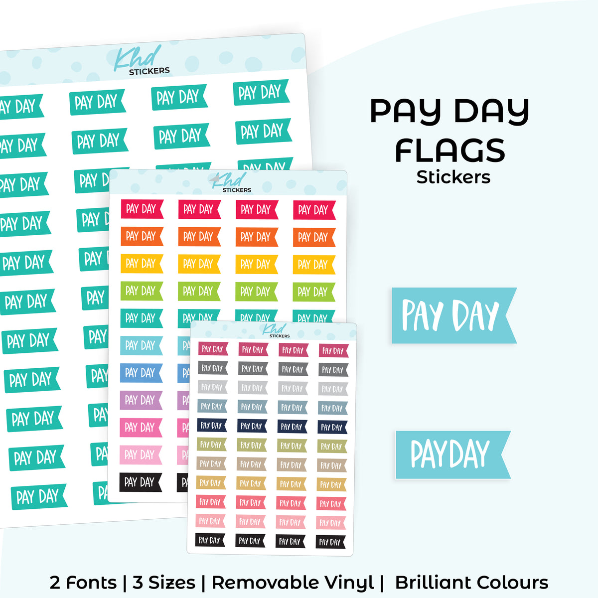 Pay Day Flag Stickers – KHDStickers