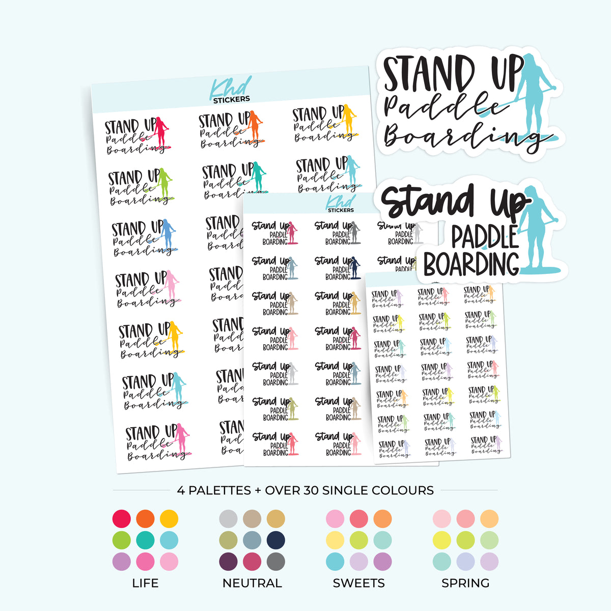 Stand Up Paddle Boarding Stickers – KHDStickers