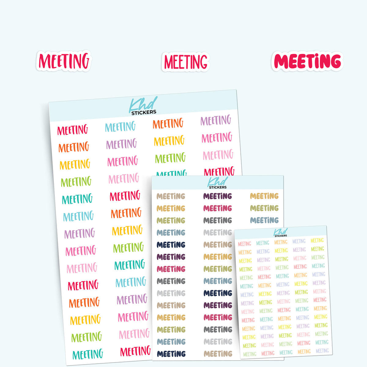 Meeting Planner Stickers – KHDStickers