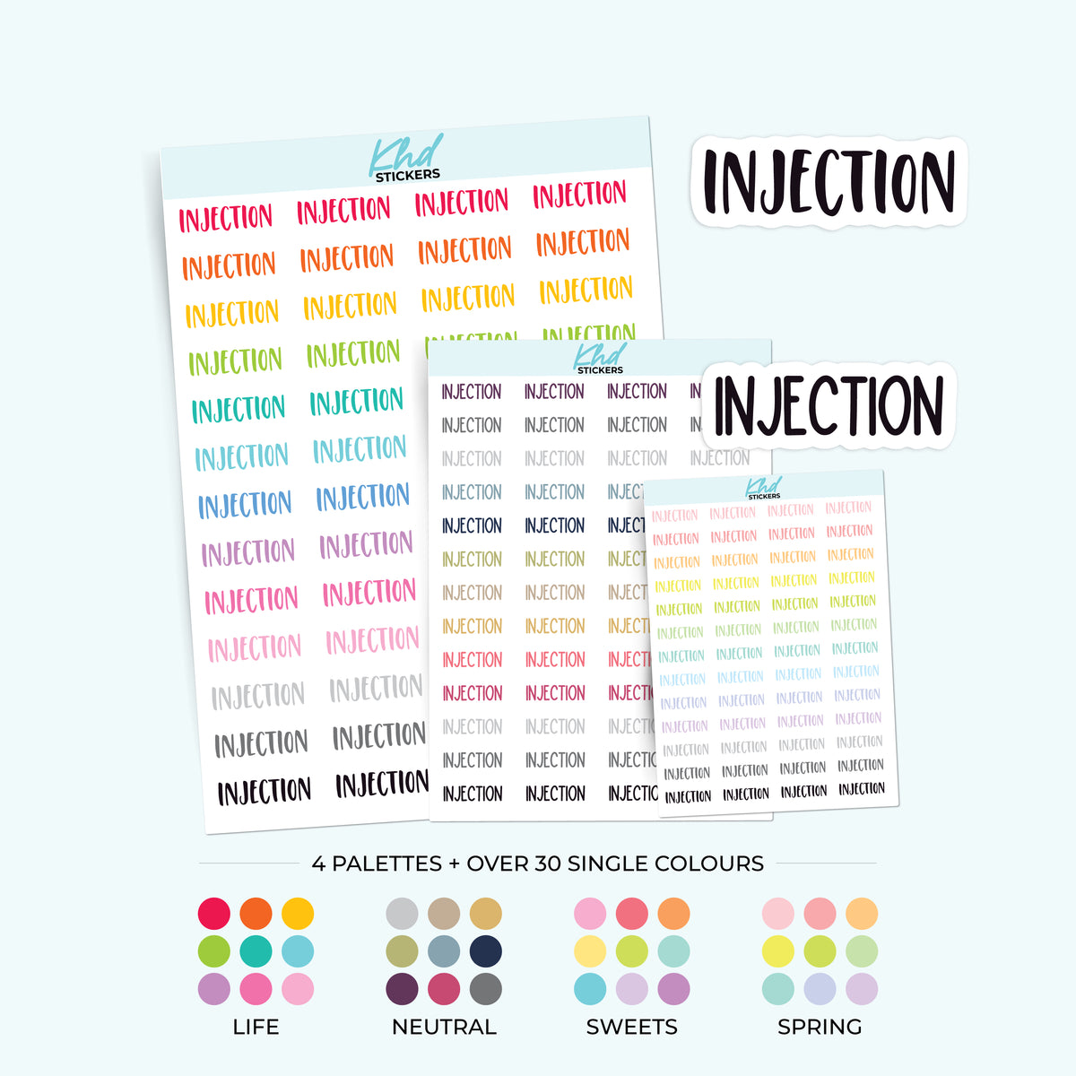 Injection Planner Stickers – KHDStickers