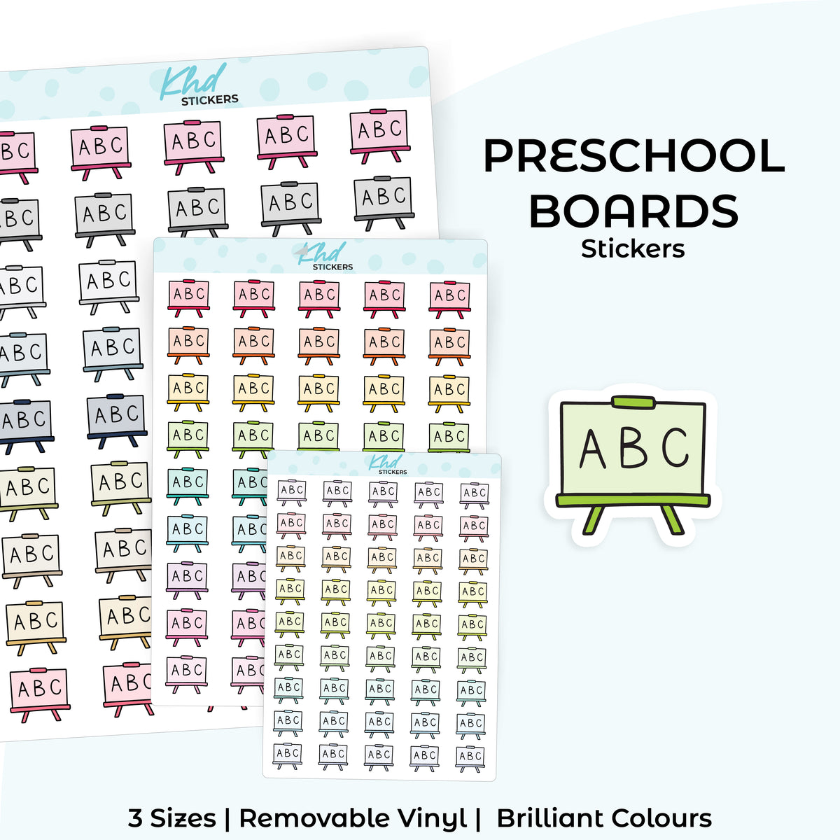 Preschool / Kindy icon Planner Stickers – KHDStickers