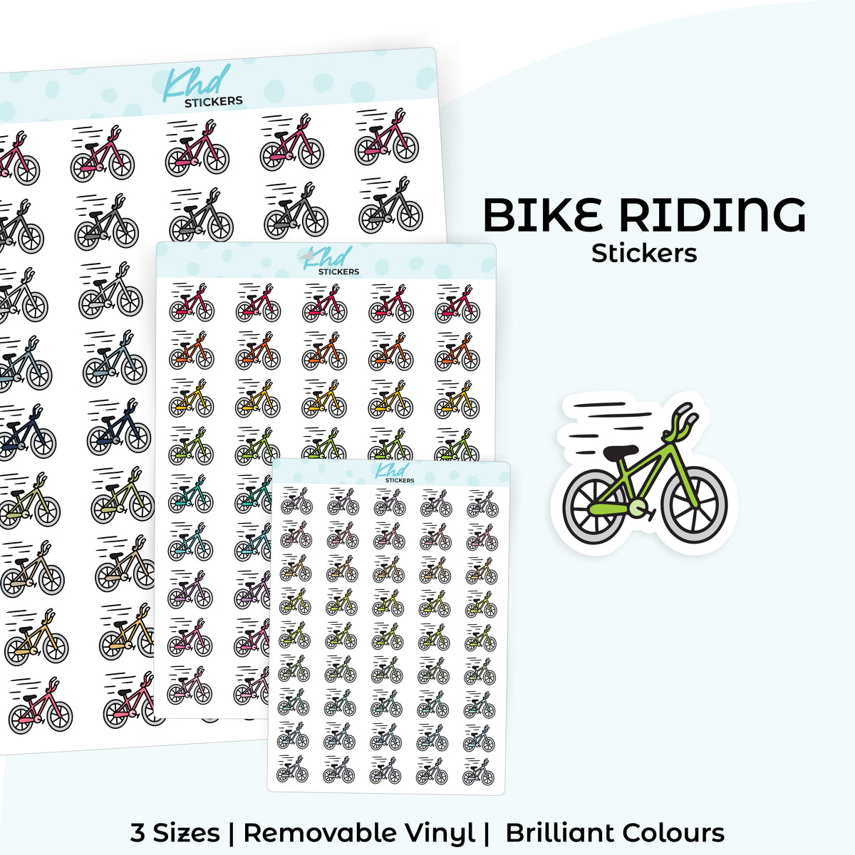 Bike Riding Stickers – KHDStickers