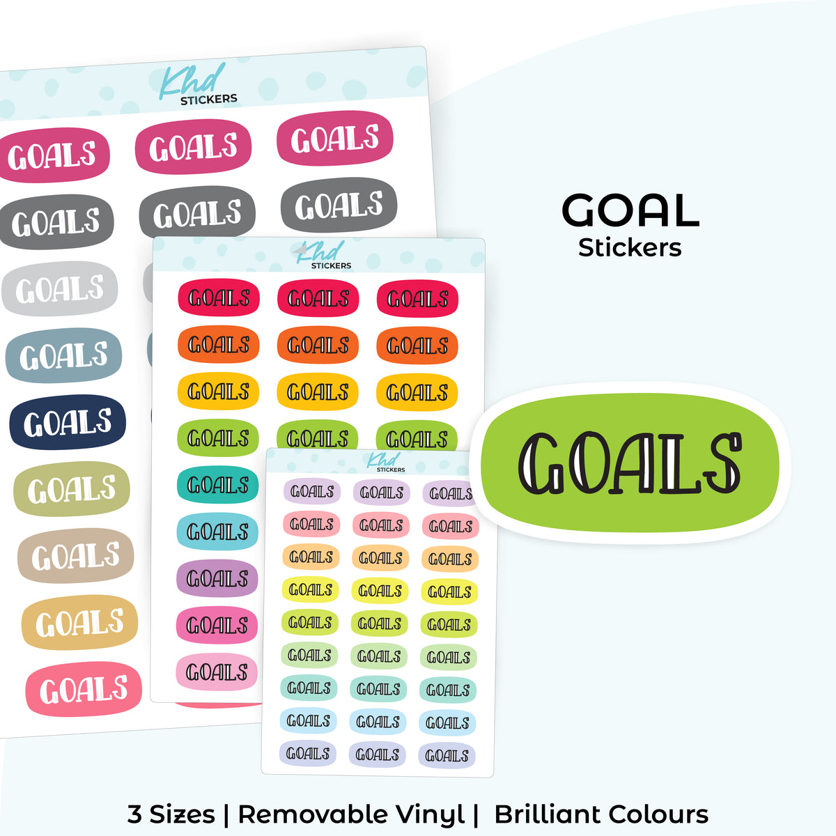 Goals Planner Stickers – KHDStickers