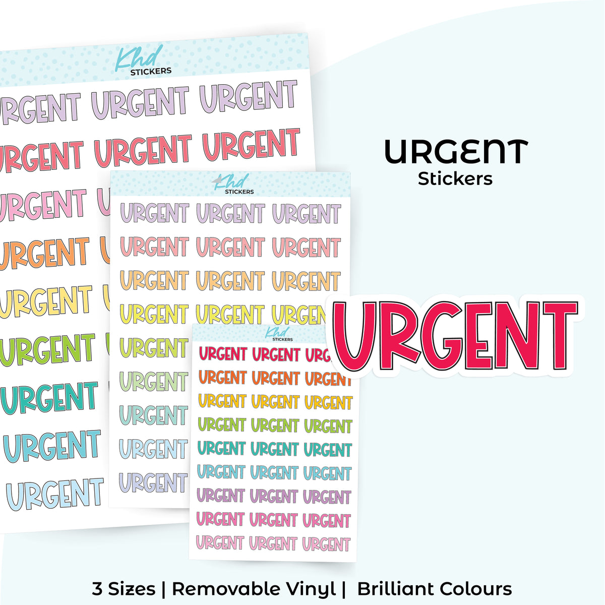 Urgent Planner Stickers – KHDStickers