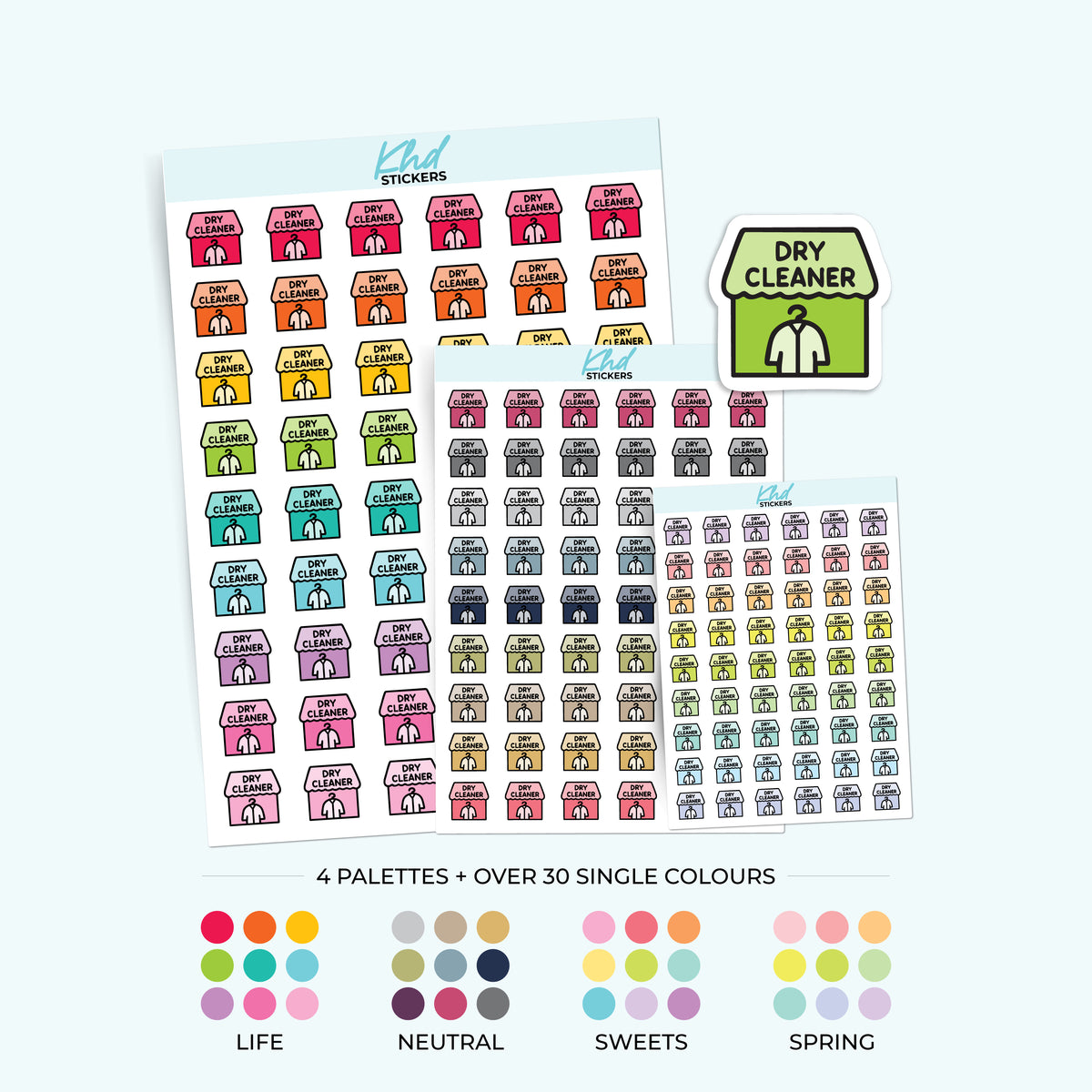 Dry Cleaner Stickers – KHDStickers