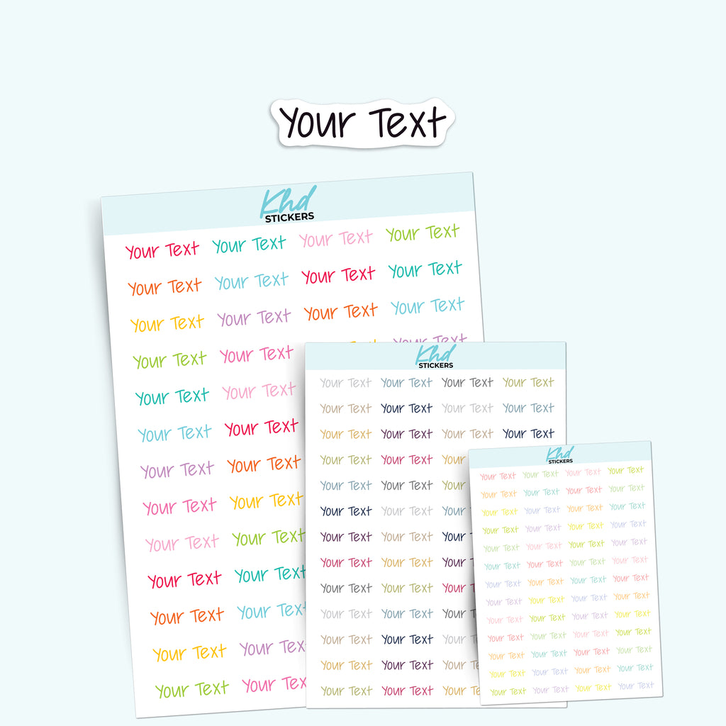 Custom Planner Stickers | KHDStickers